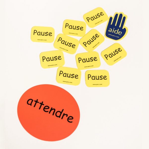 Lot “Attendre”, “Pause”, “Aide” - PECS & ABA - Autisme